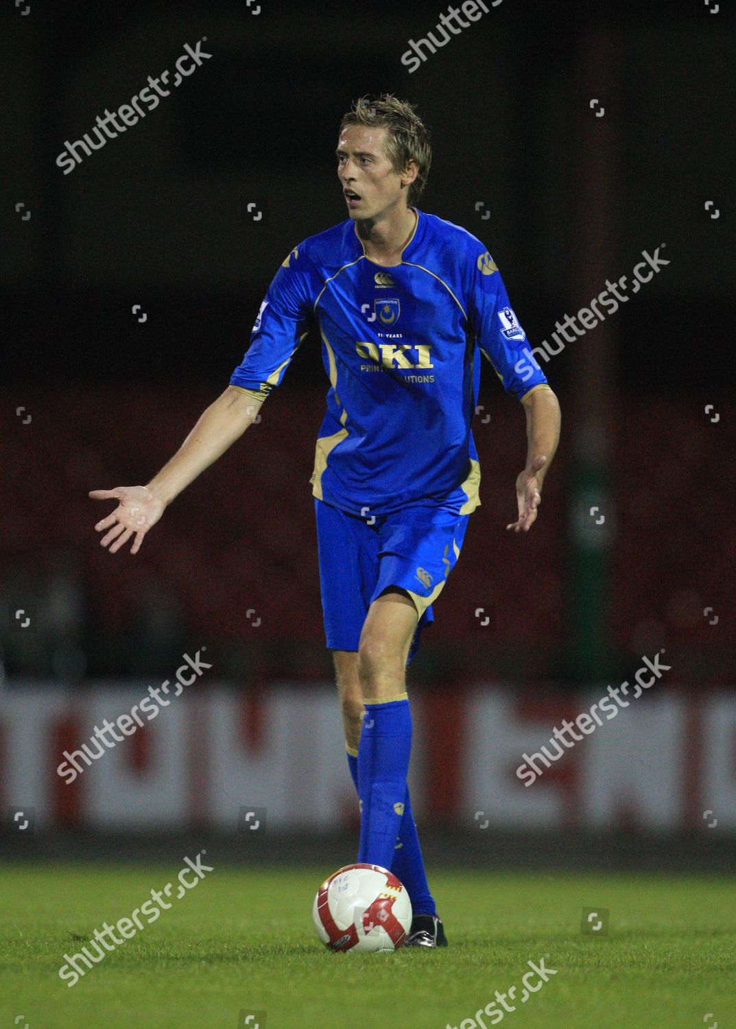 Peter Crouch On His Portsmouth Debut Editorial Stock Photo - Stock ...