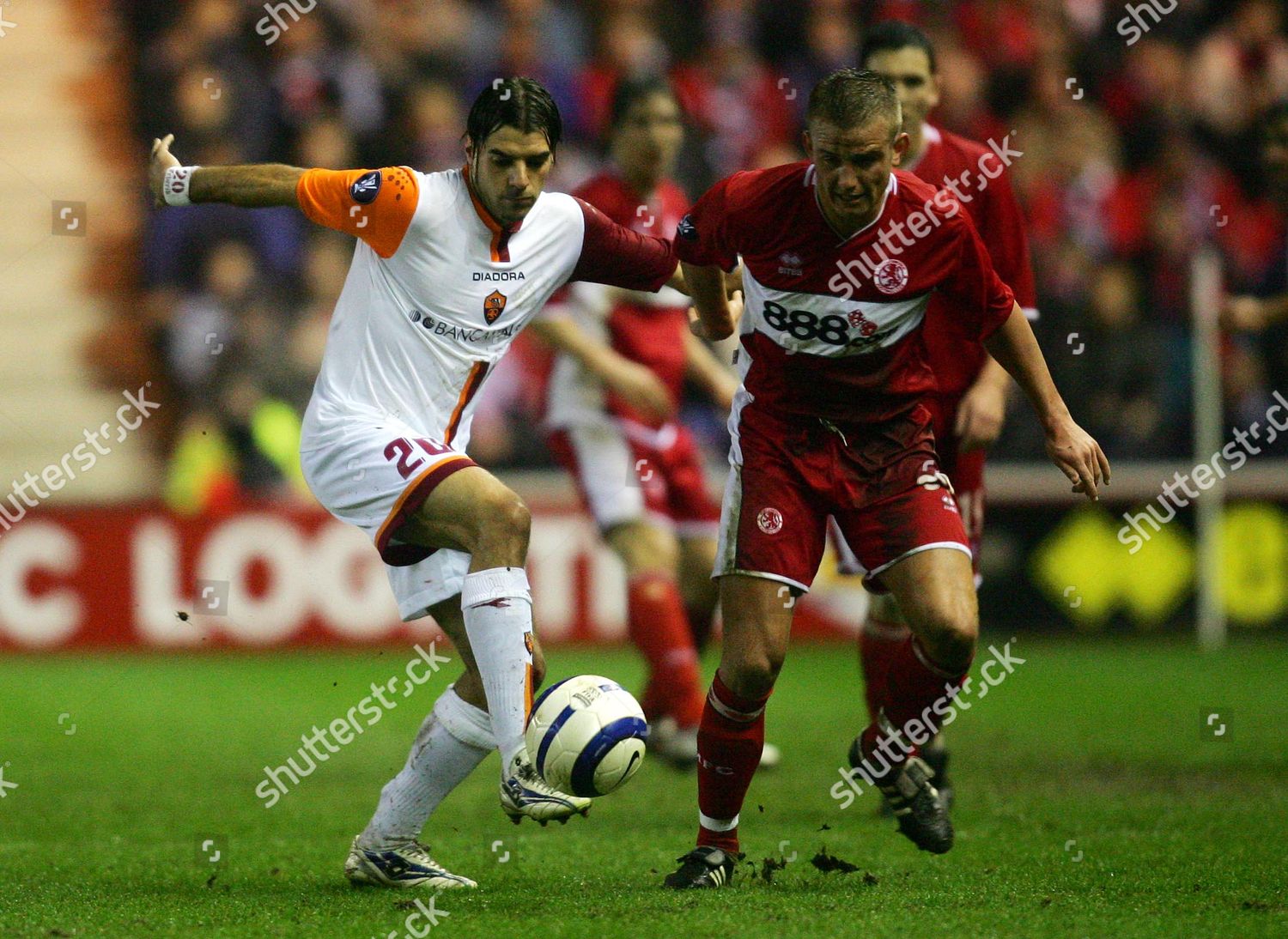 Simone Perrotta Roma Lee Cattermole Middlesbrough Editorial Stock Photo ...