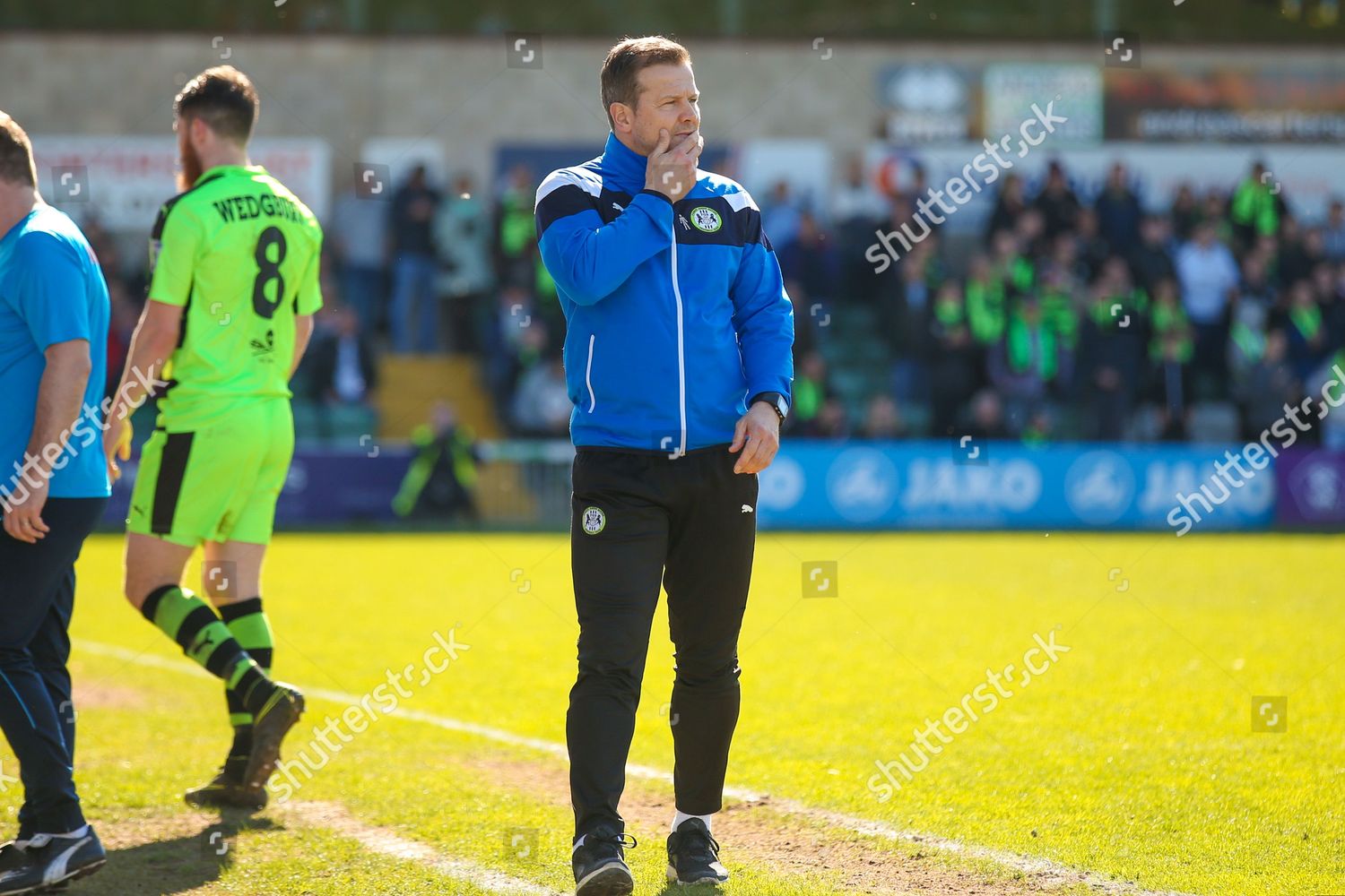 Thoughtful Forest Green Rovers Manager Mark Editorial Stock Photo ...