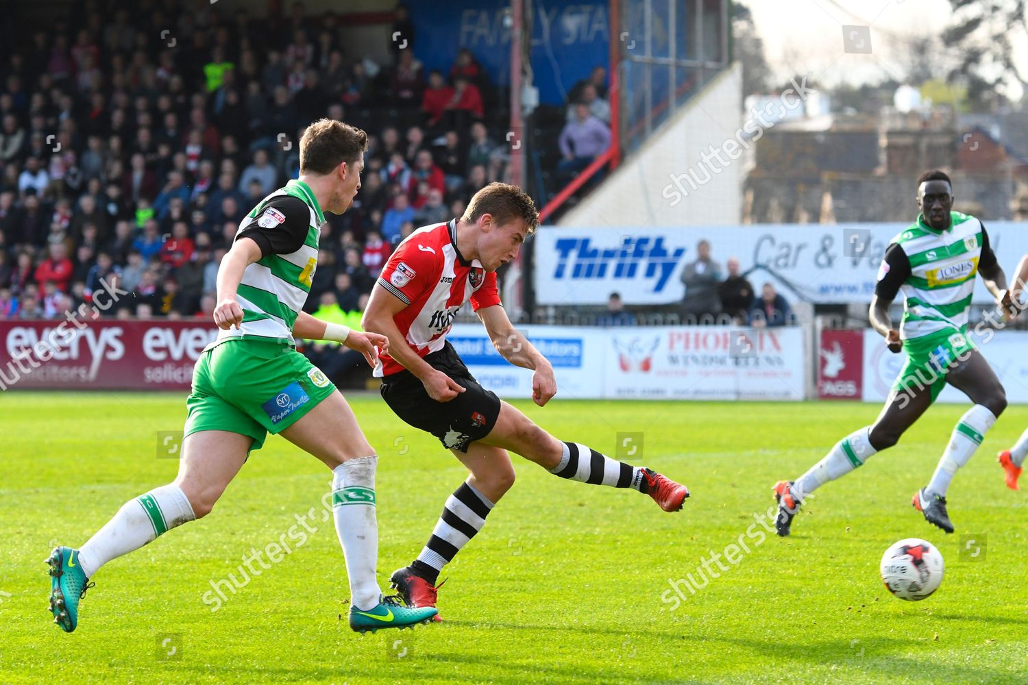 David Wheeler 11 Exeter City Shoots Editorial Stock Photo - Stock Image ...