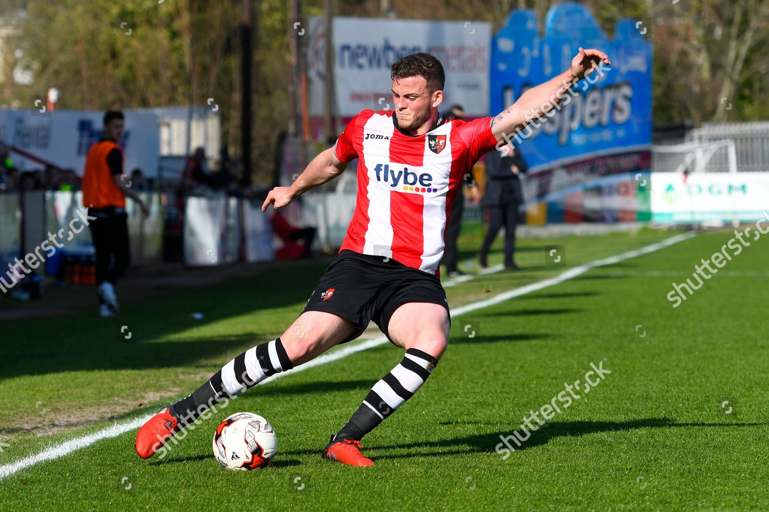 Pierce Sweeney 31 Exeter City During Editorial Stock Photo - Stock ...