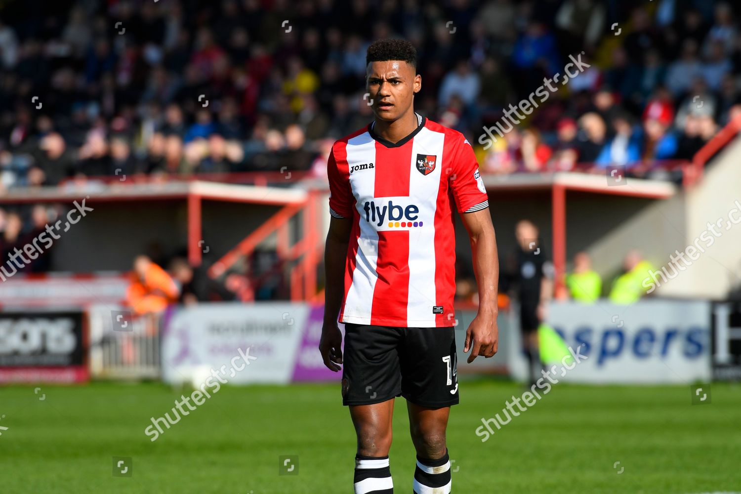 Ollie Watkins 14 Exeter City During Editorial Stock Photo - Stock Image ...