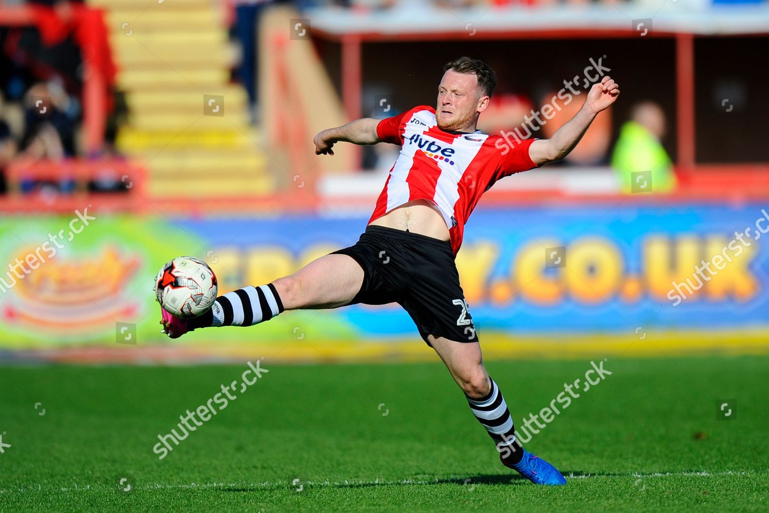 Jake Taylor 25 Exeter City Stretches Editorial Stock Photo - Stock ...