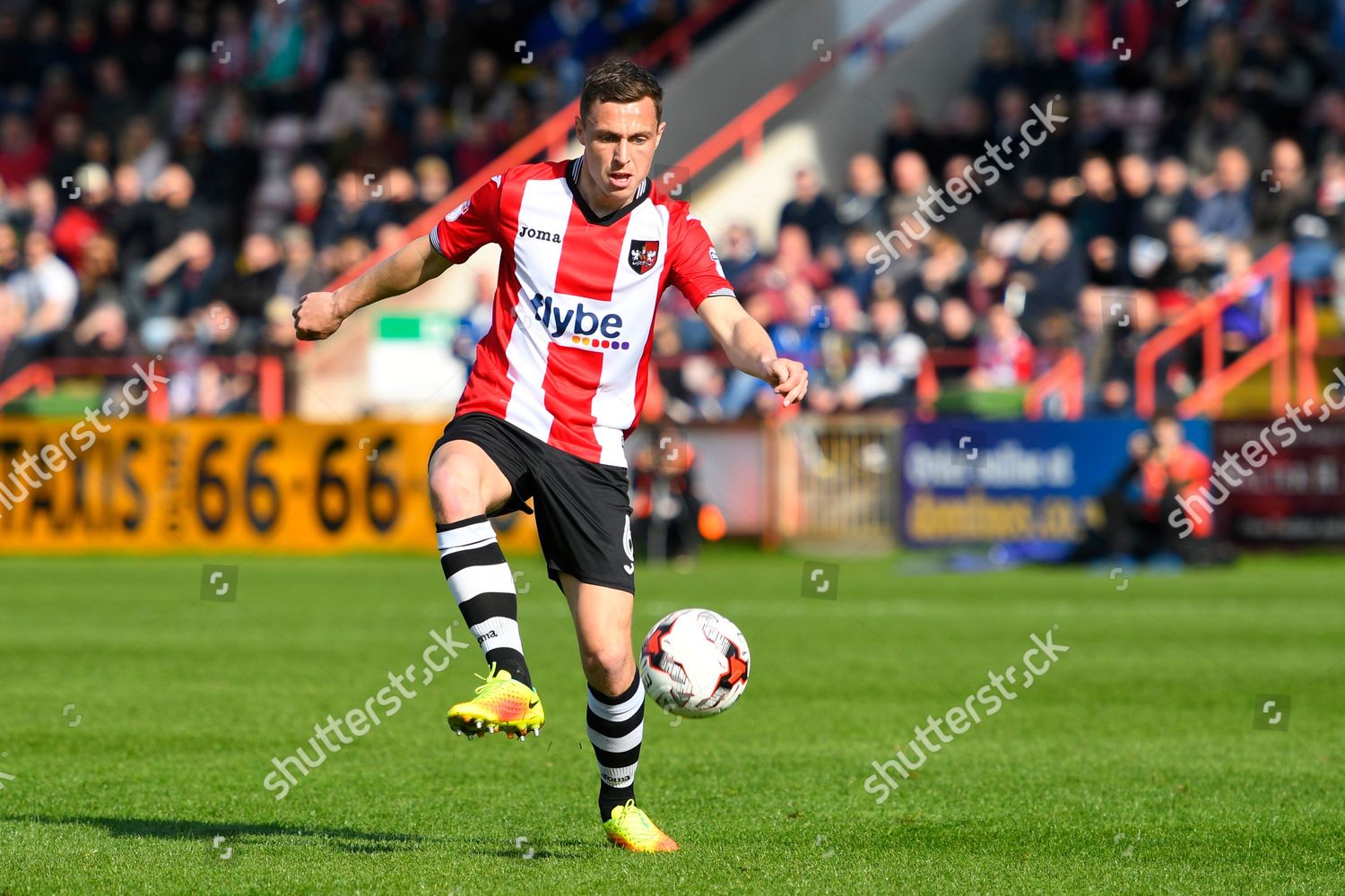 Jordan Tillson 6 Exeter City During Editorial Stock Photo - Stock Image ...