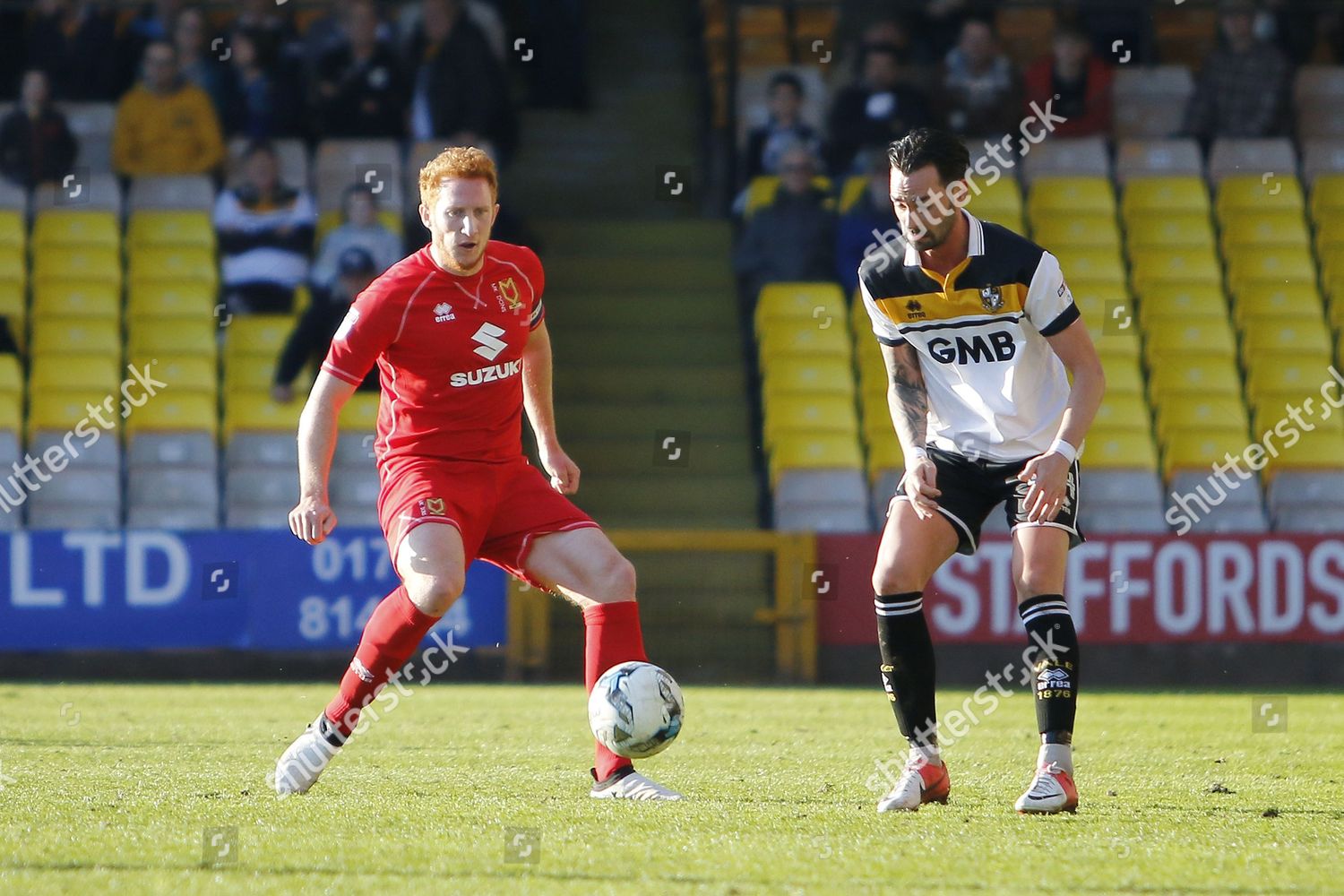 Mk Dons Defender Dean Lewington 3 Editorial Stock Photo - Stock Image ...