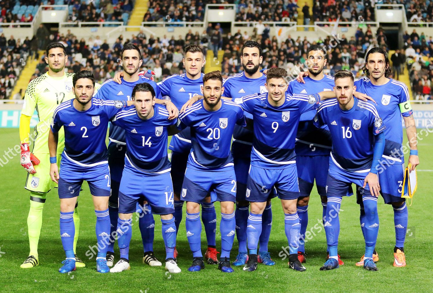 Players Cyprus Line Before Fifa World Editorial Stock Photo - Stock ...