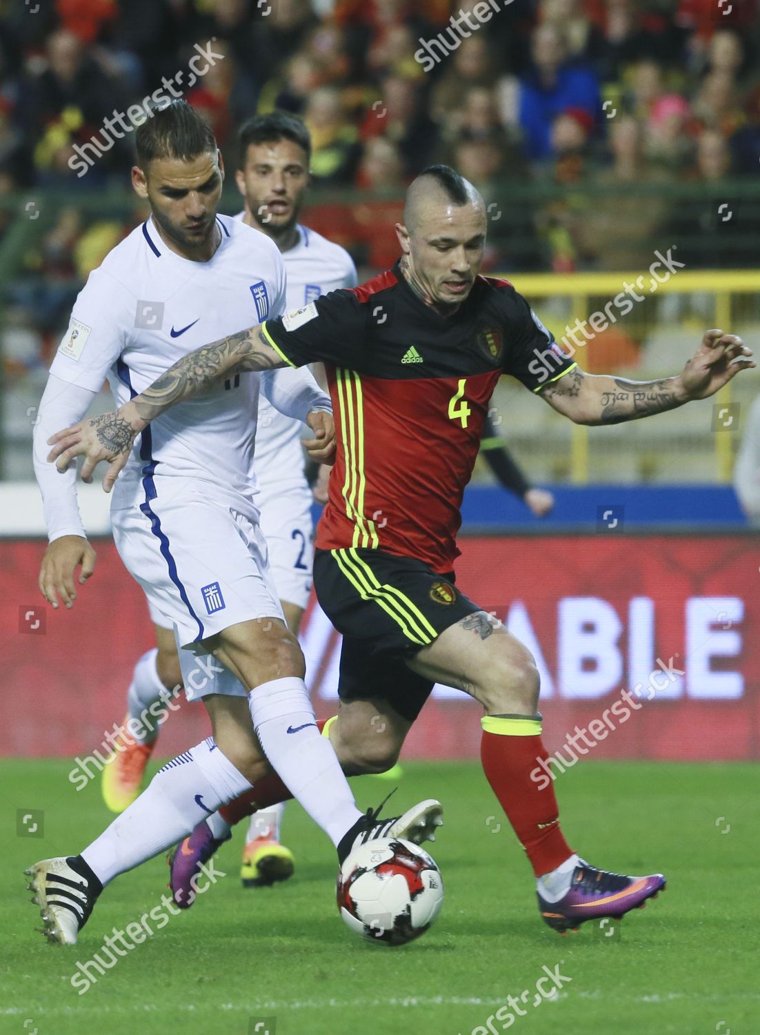 Radja Nainggolan R Belgium Fights Ball Editorial Stock Photo - Stock ...
