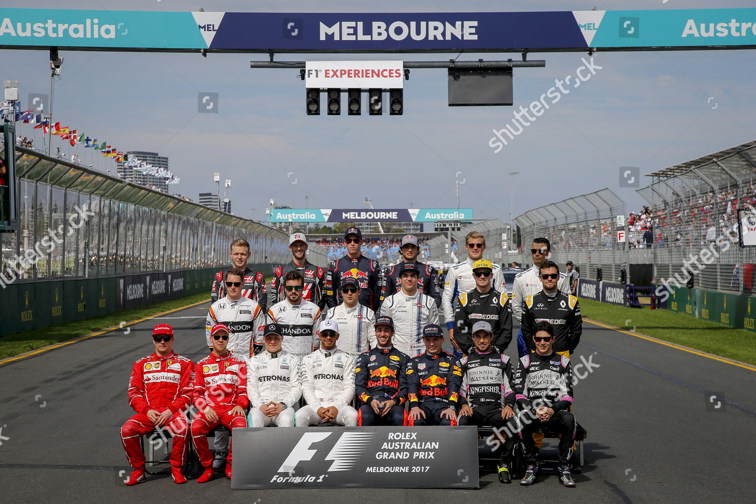 Formula One Drivers Pose Annual Drivers Editorial Stock Photo - Stock ...