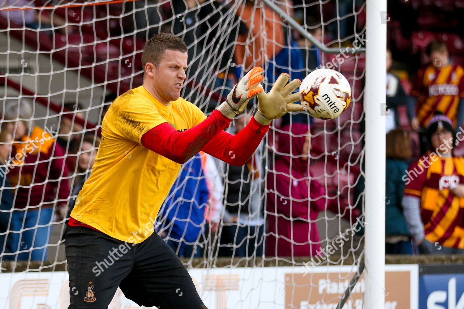 Bradford City Goalkeeper Colin Doyle 1 Editorial Stock Photo - Stock ...