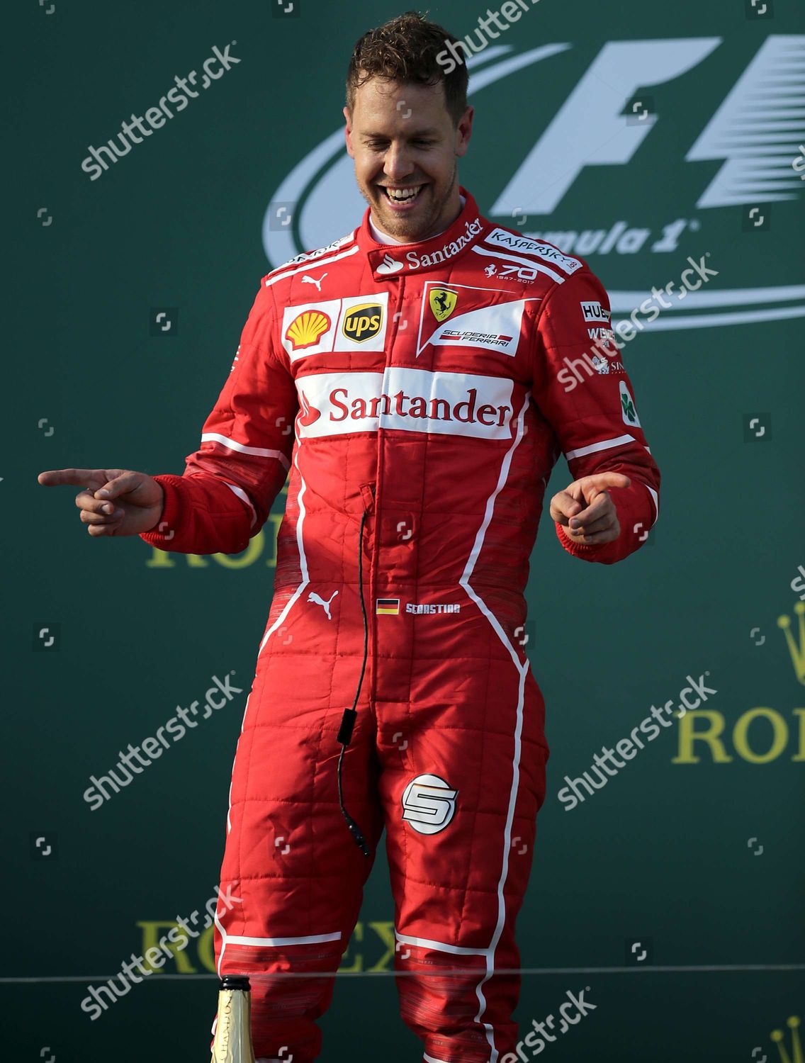 Sebastian Vettel Ger5 Scuderia Ferrari Editorial Stock Photo - Stock ...