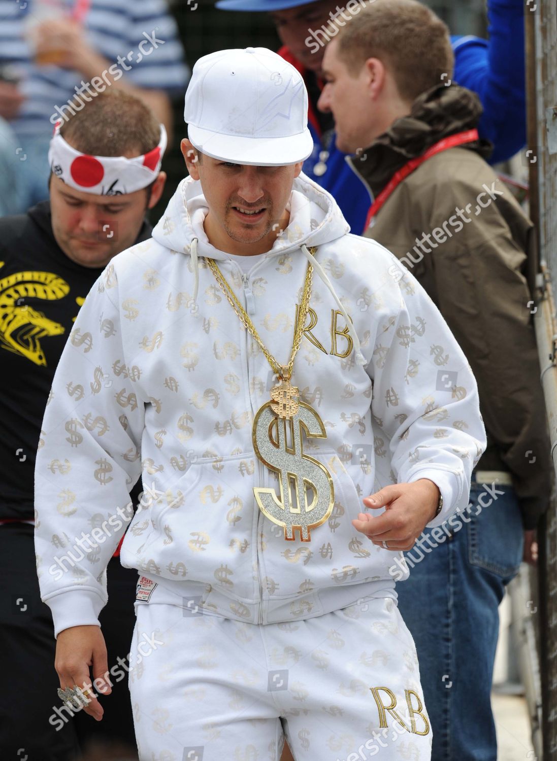 Cricket Fan Chav Fancy Dress Editorial Stock Photo - Stock Image ...
