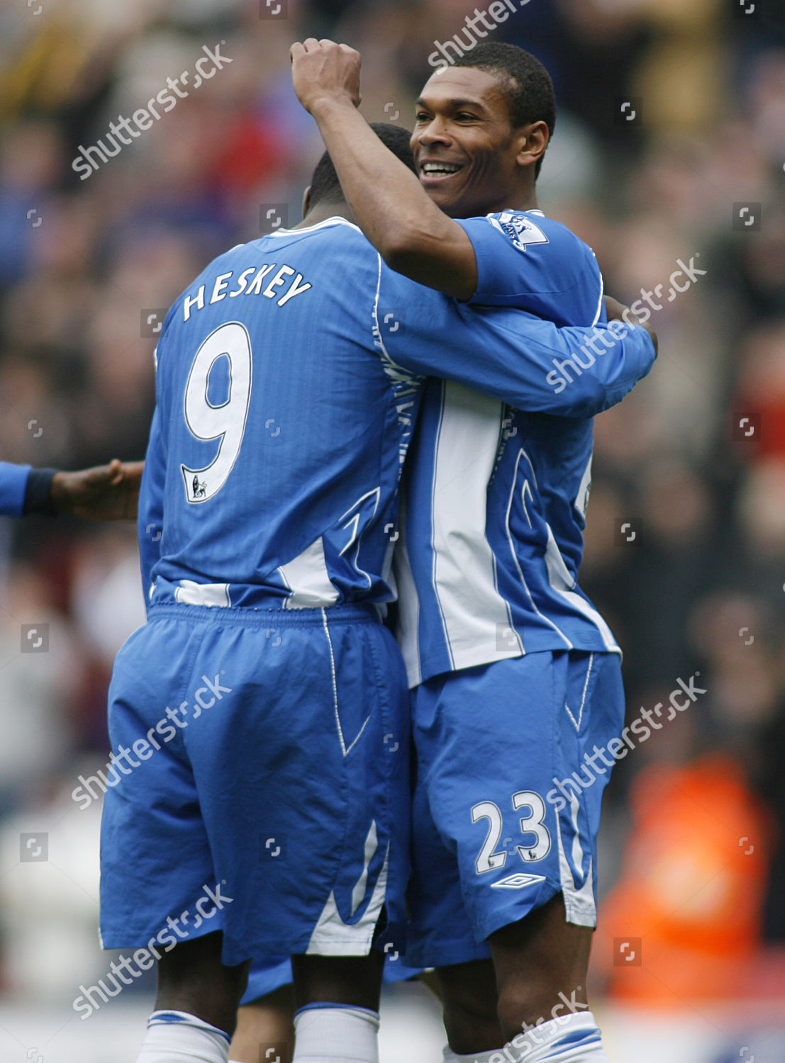 Marcus Bent Wigan Athletic Celebrates Goalscorer Editorial Stock Photo ...