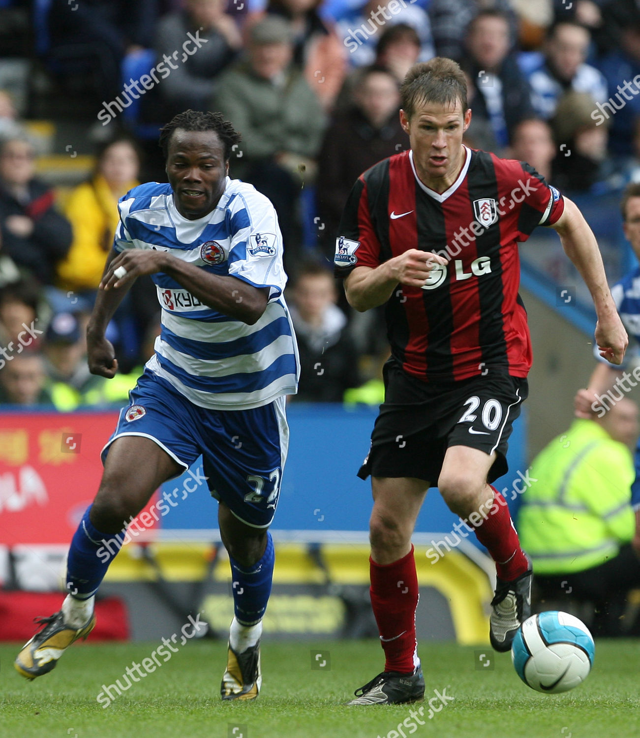 Brian Mcbride Fulham Andre Bikey Reading Editorial Stock Photo - Stock ...