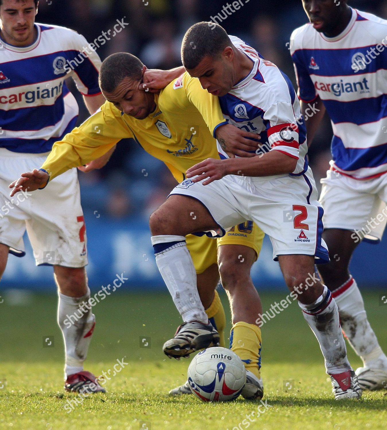 Deon Burton Sheffield Wednesday Tangles Marcus Editorial Stock Photo ...