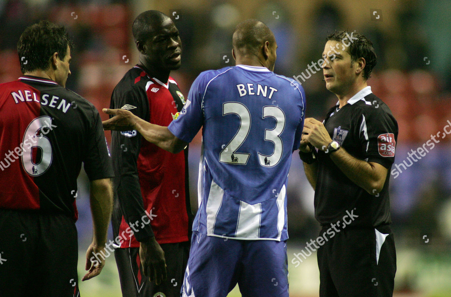 Marcus Bent Wigan Athletic Referee Mark Editorial Stock Photo - Stock ...