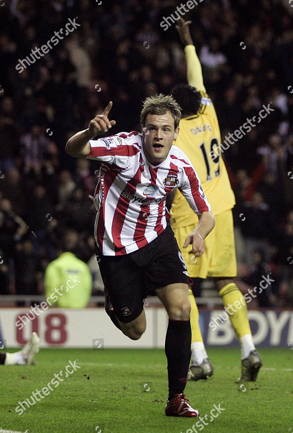 Anthony Stokes Sunderland Celebrates His Goal Editorial Stock Photo ...