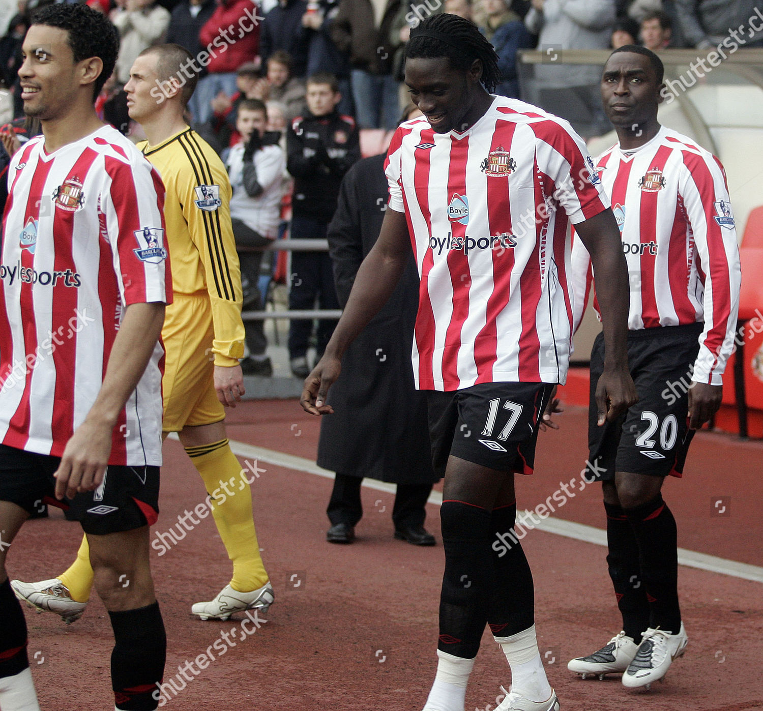 Andy Cole Sunderland Enters Field Begining Editorial Stock Photo ...