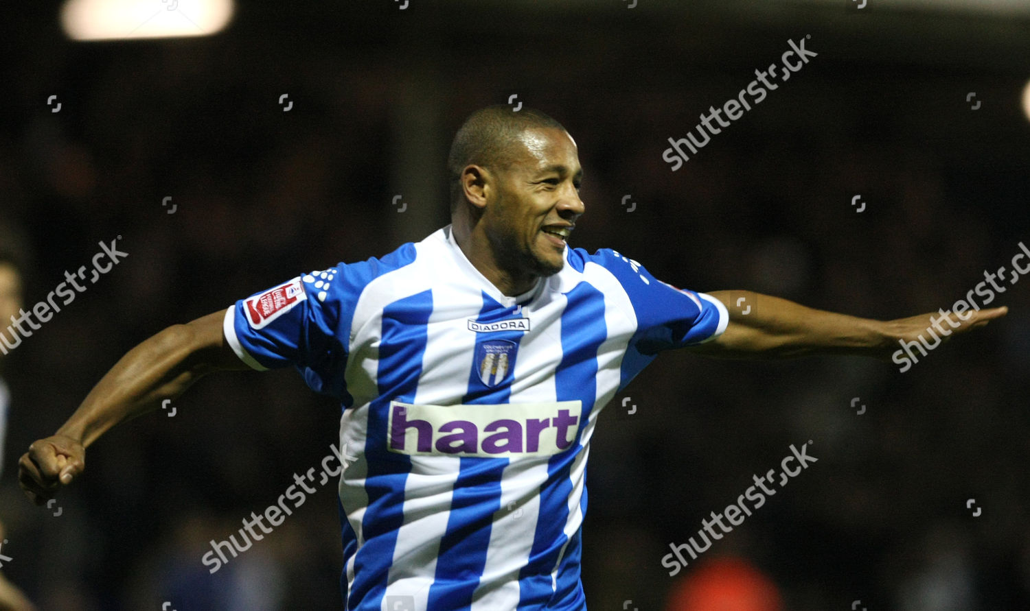 Clive Platt Colchester United Celebrates Scoring Editorial Stock Photo ...