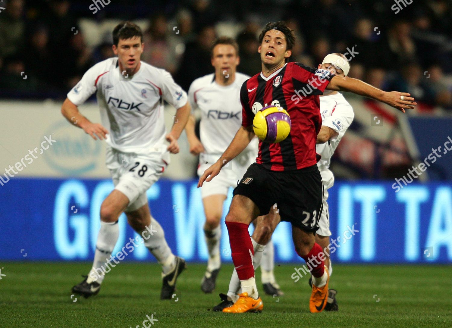 Clint Dempsey Fulham Battles Gavin Mccann Editorial Stock Photo - Stock ...