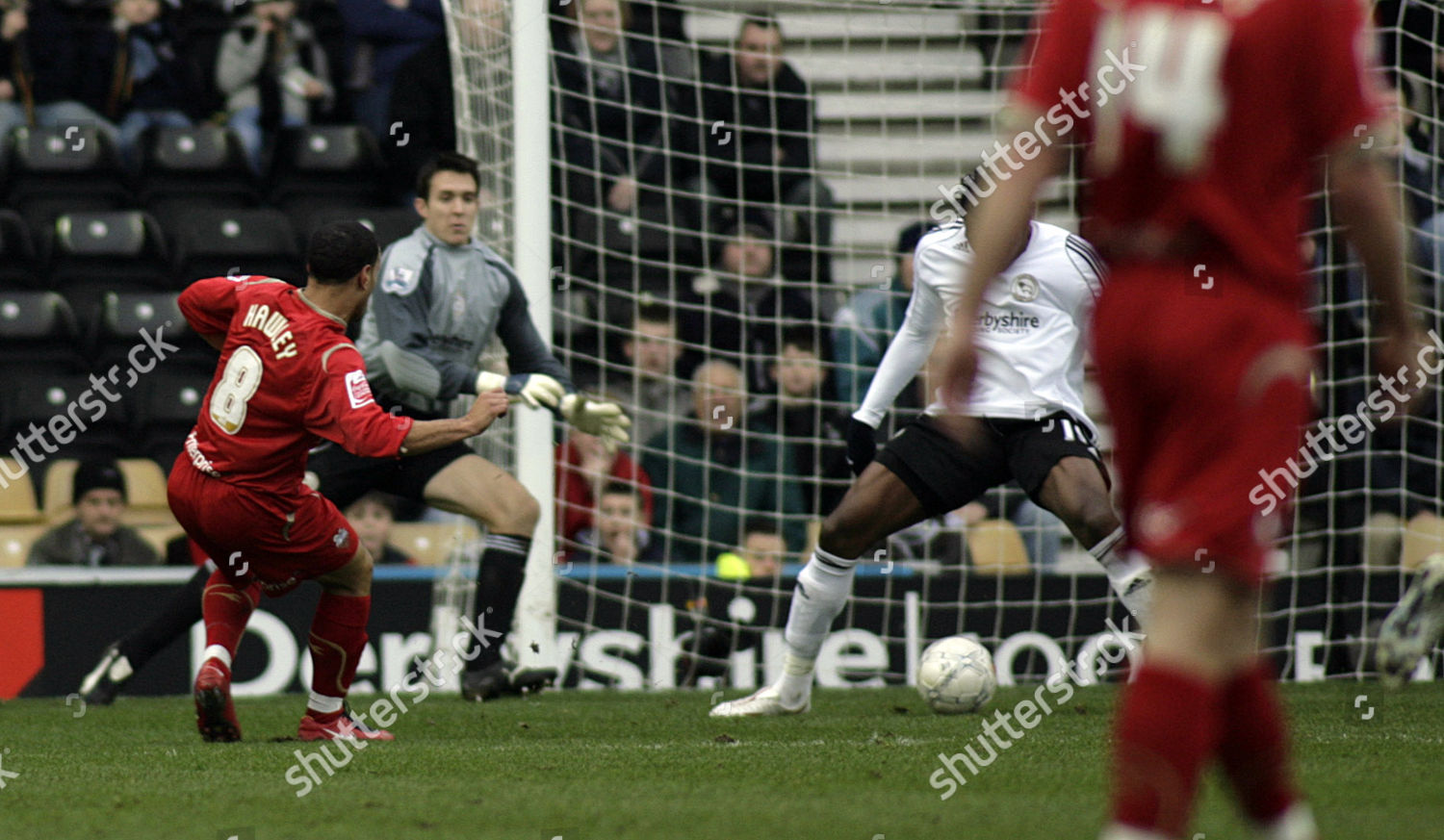 KARL HAWLEY PRESTON NORTH END SCORES Editorial Stock Photo - Stock ...