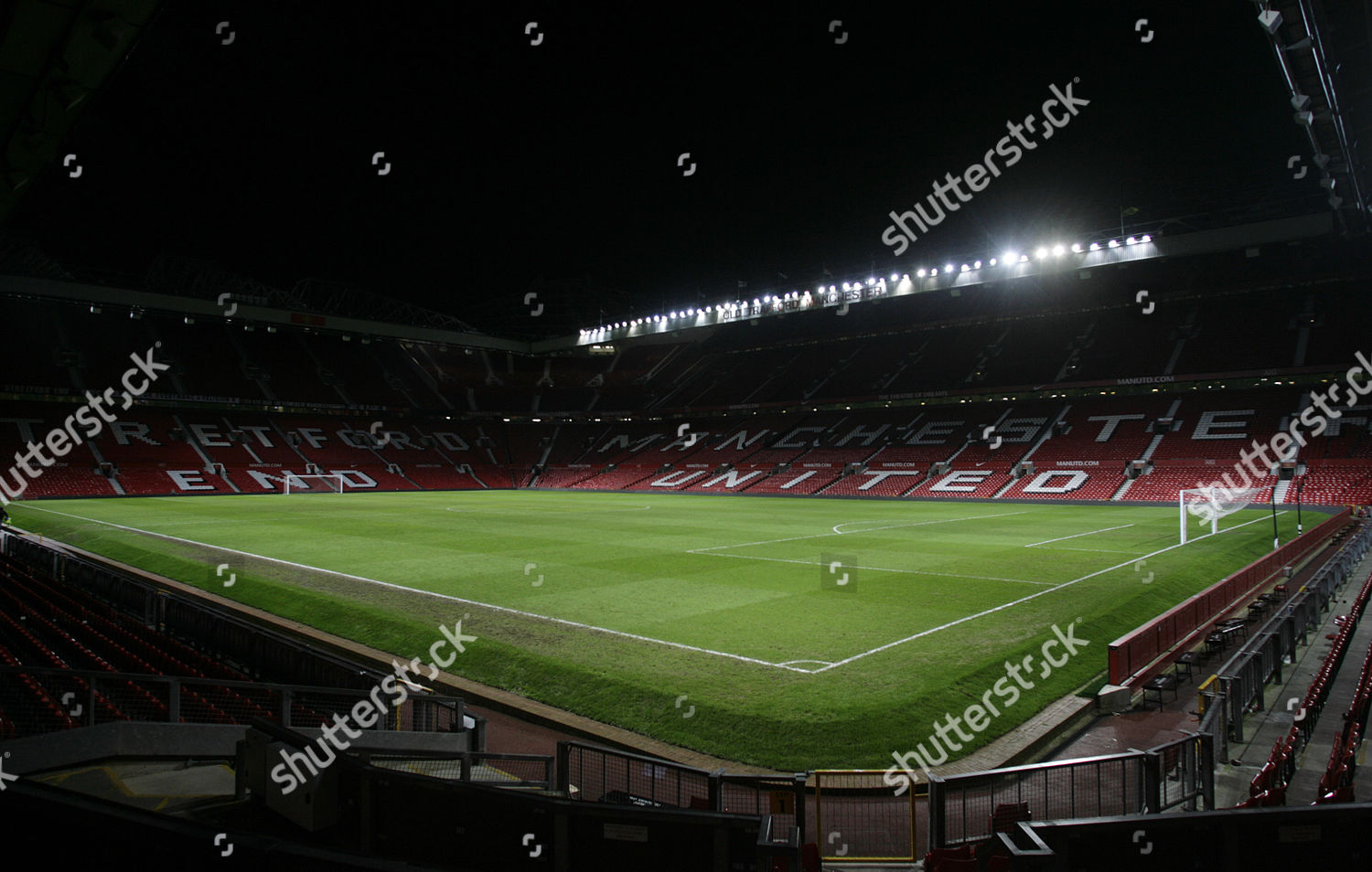 Pitch Old Trafford Which Manchester United Editorial Stock Photo ...