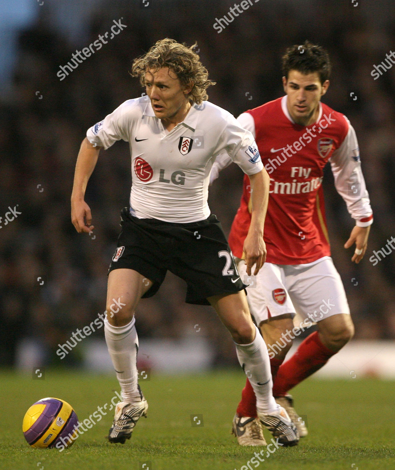 Jimmy Bullard Fulham Makes His Home Editorial Stock Photo - Stock Image ...