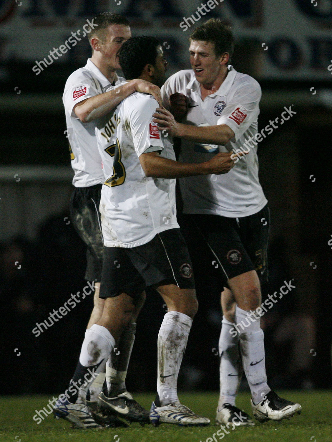 Simon Johnson Hereford United Celebrates Scoring Editorial Stock Photo ...
