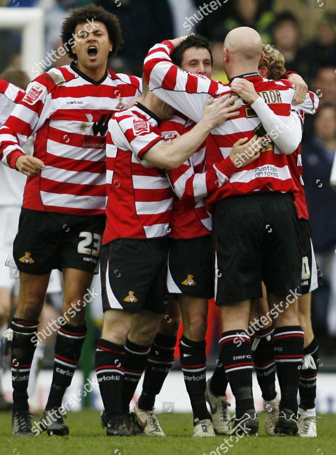 Brian Stock Doncaster Rovers Celebrates Scoring Editorial Stock Photo ...