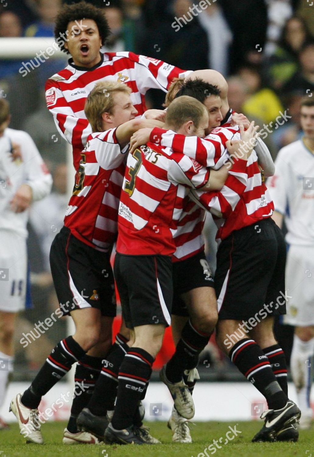 Brian Stock Doncaster Rovers Celebrates Scoring Editorial Stock Photo ...