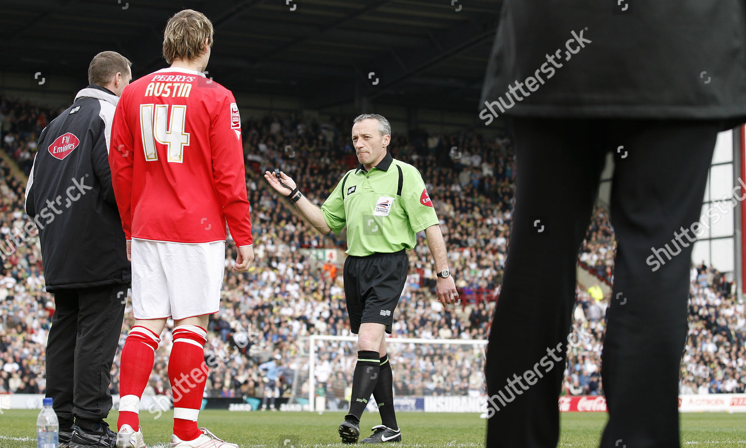 Referee Mr Scott Mathieson Has Word Editorial Stock Photo - Stock Image ...