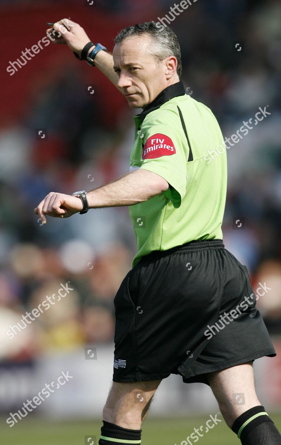 Referee Mr Scott Mathieson Editorial Stock Photo - Stock Image ...