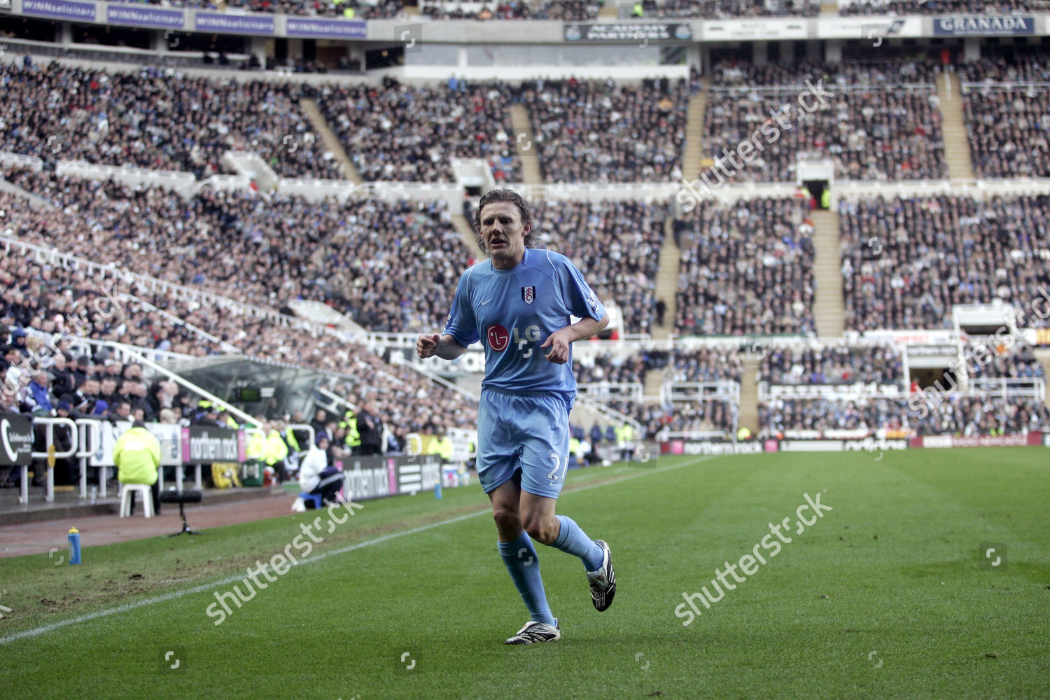 Jimmy Bullard Fulham St James Park Editorial Stock Photo - Stock Image ...