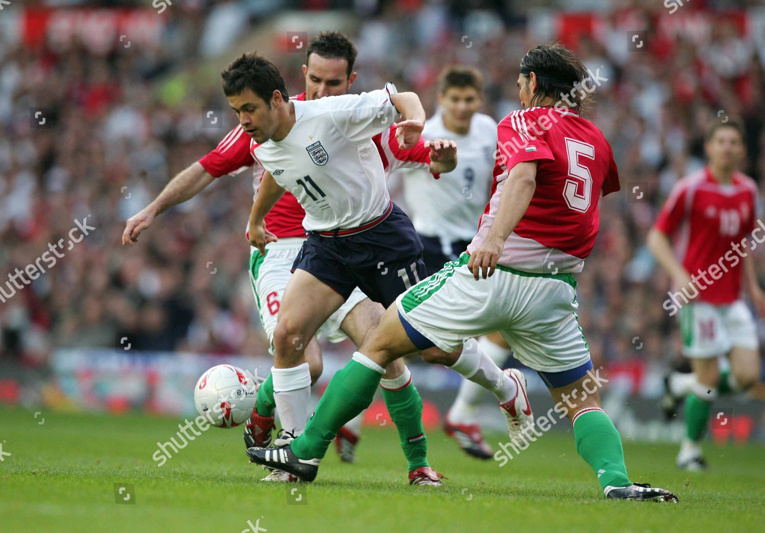 Joe Cole England Gets Through Hungary Editorial Stock Photo - Stock ...