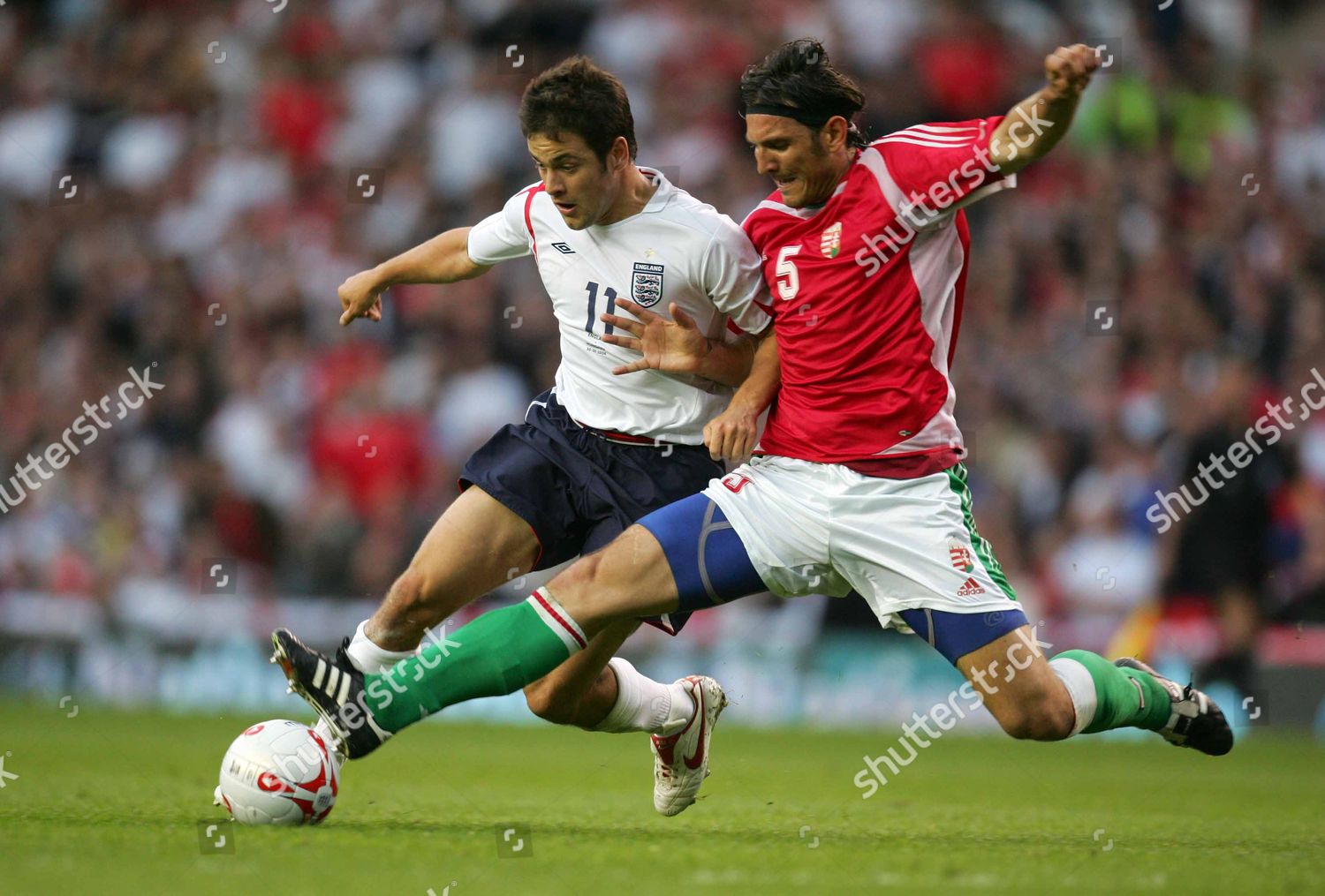 Joe Cole England Laszlo Eger Hungary Editorial Stock Photo - Stock ...