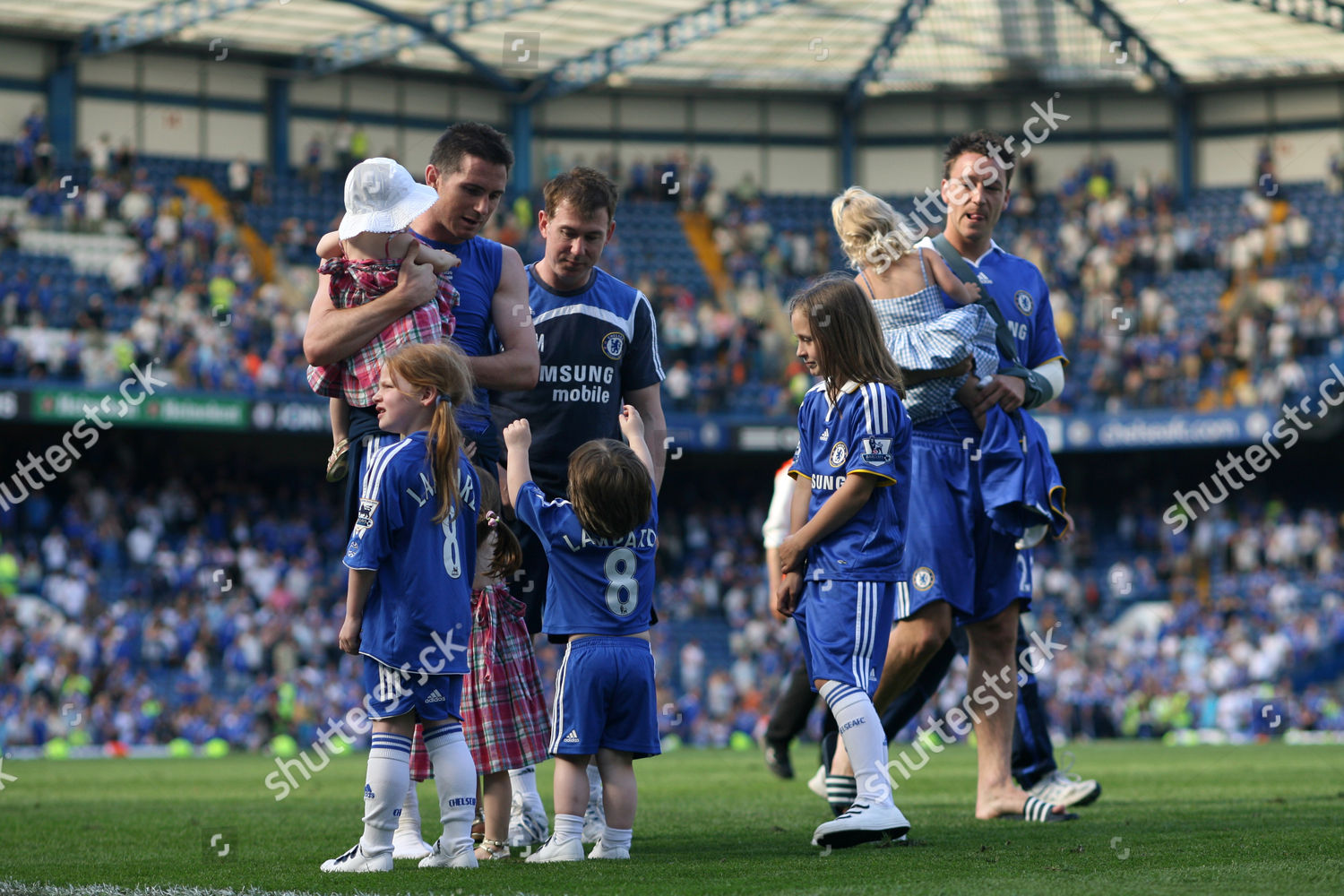 Holding Their Children Frank Lampard Daughter Editorial Stock Photo ...