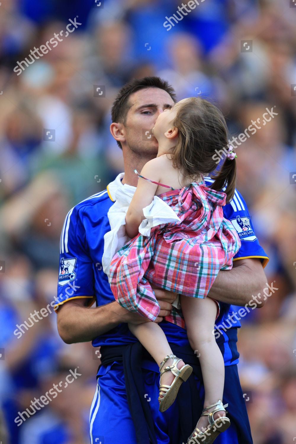 Frank Lampard Chelsea Kisses His Young Editorial Stock Photo - Stock ...