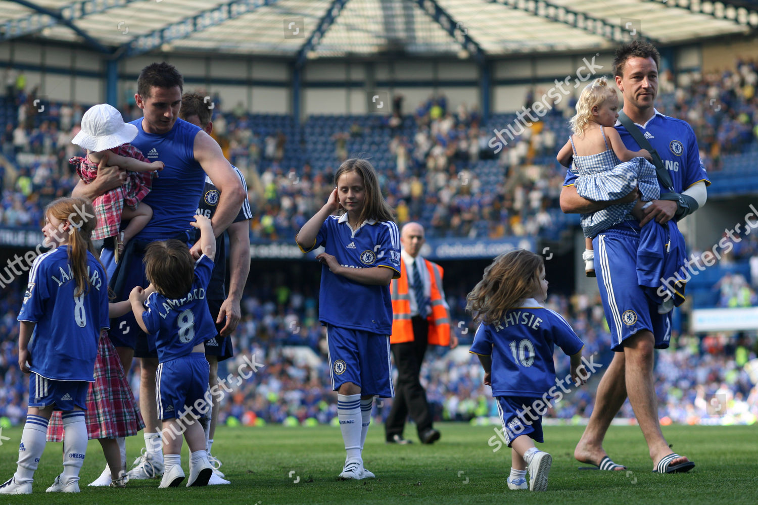 Holding Their Children Frank Lampard Daughter Editorial Stock Photo ...