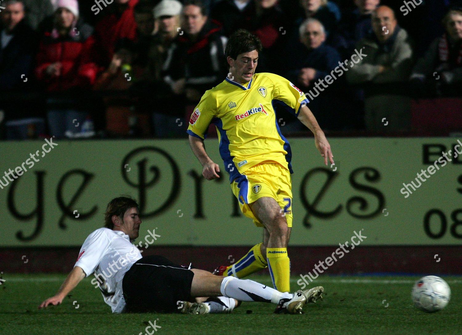 Ben Parker Leeds United Tackled By Editorial Stock Photo - Stock Image ...