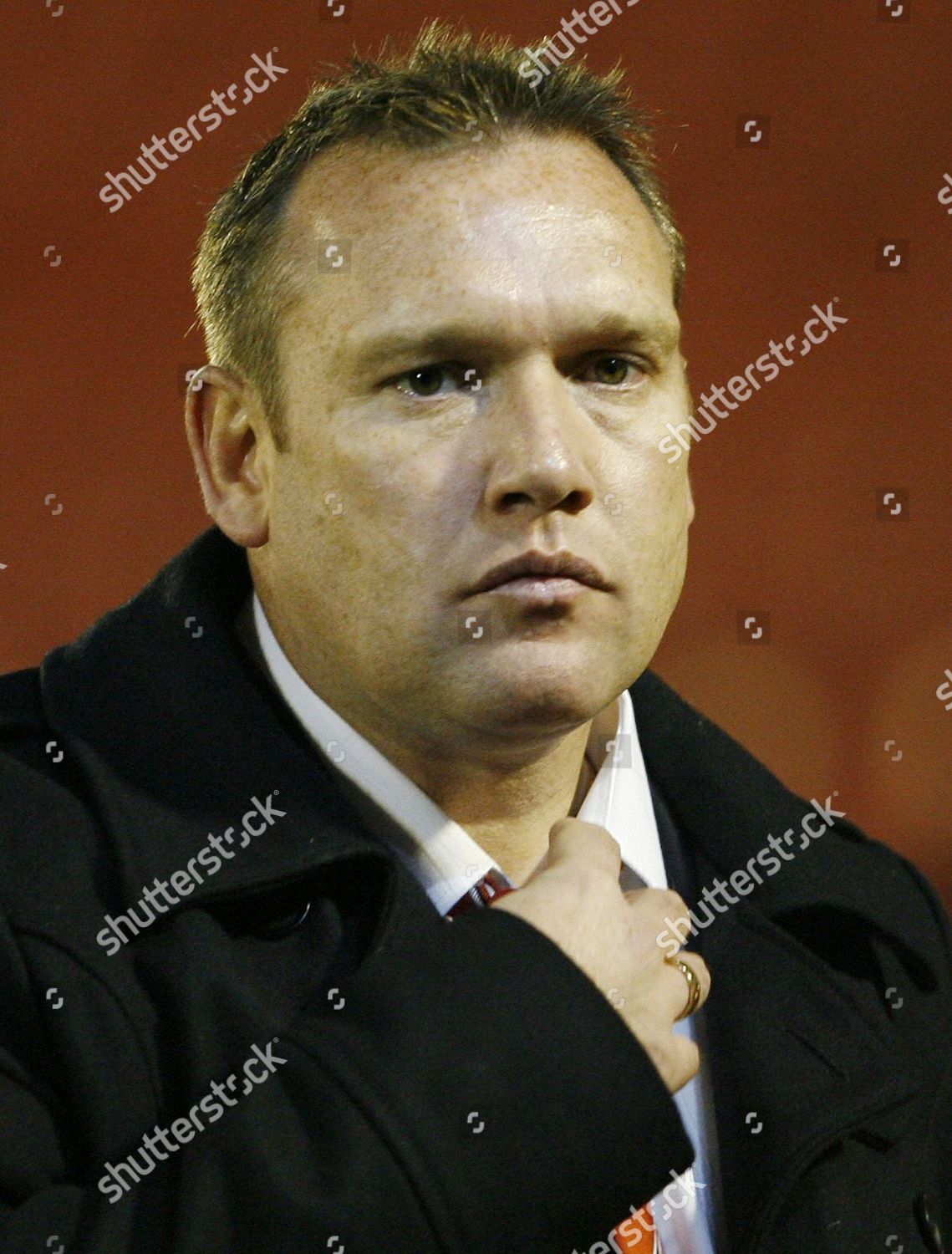 Barnsley Manager Simon Davey Adjusts His Editorial Stock Photo - Stock ...