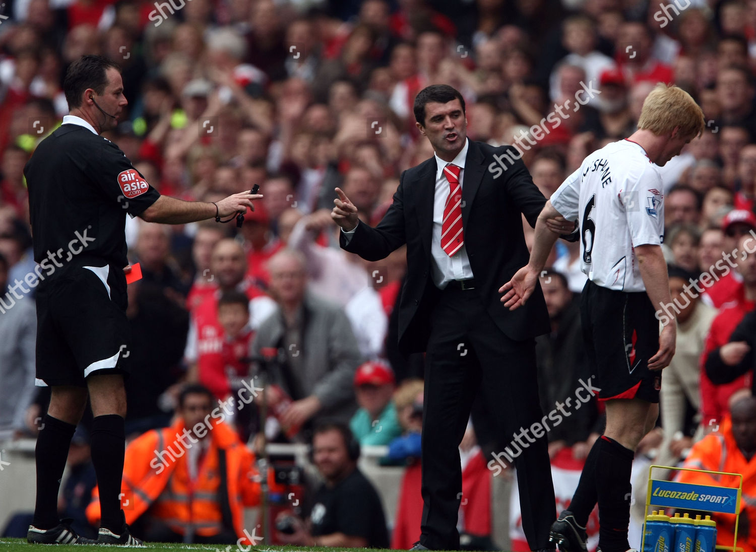 Roy Keane Manager Sunderland Argues Referee Editorial Stock Photo ...