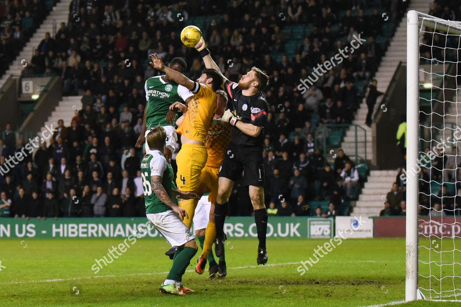 Morton Keeper Derek Gaston Makes Important Editorial Stock Photo ...
