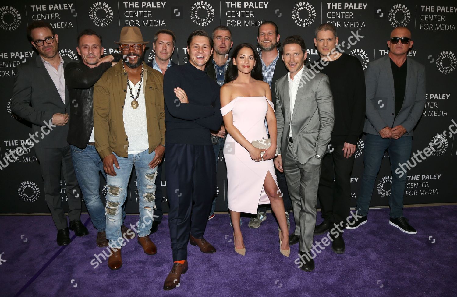 Paul Adelstein Robert Knepper Rockmond Dunbar Editorial Stock Photo ...