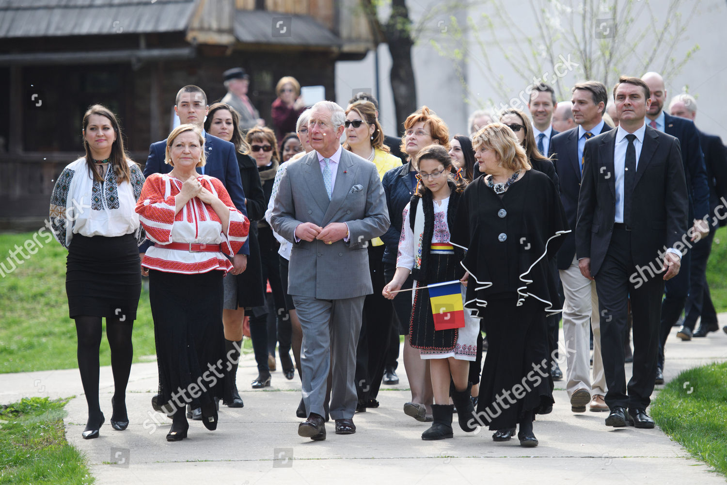 Iuliana Grumazescu Paula Popoiu Prince Charles Editorial Stock Photo ...