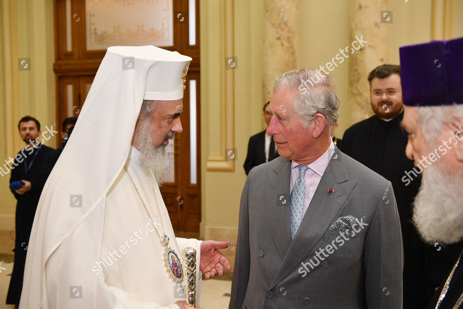 Patriarch Daniel Romania Prince Charles Romanian Editorial Stock Photo ...