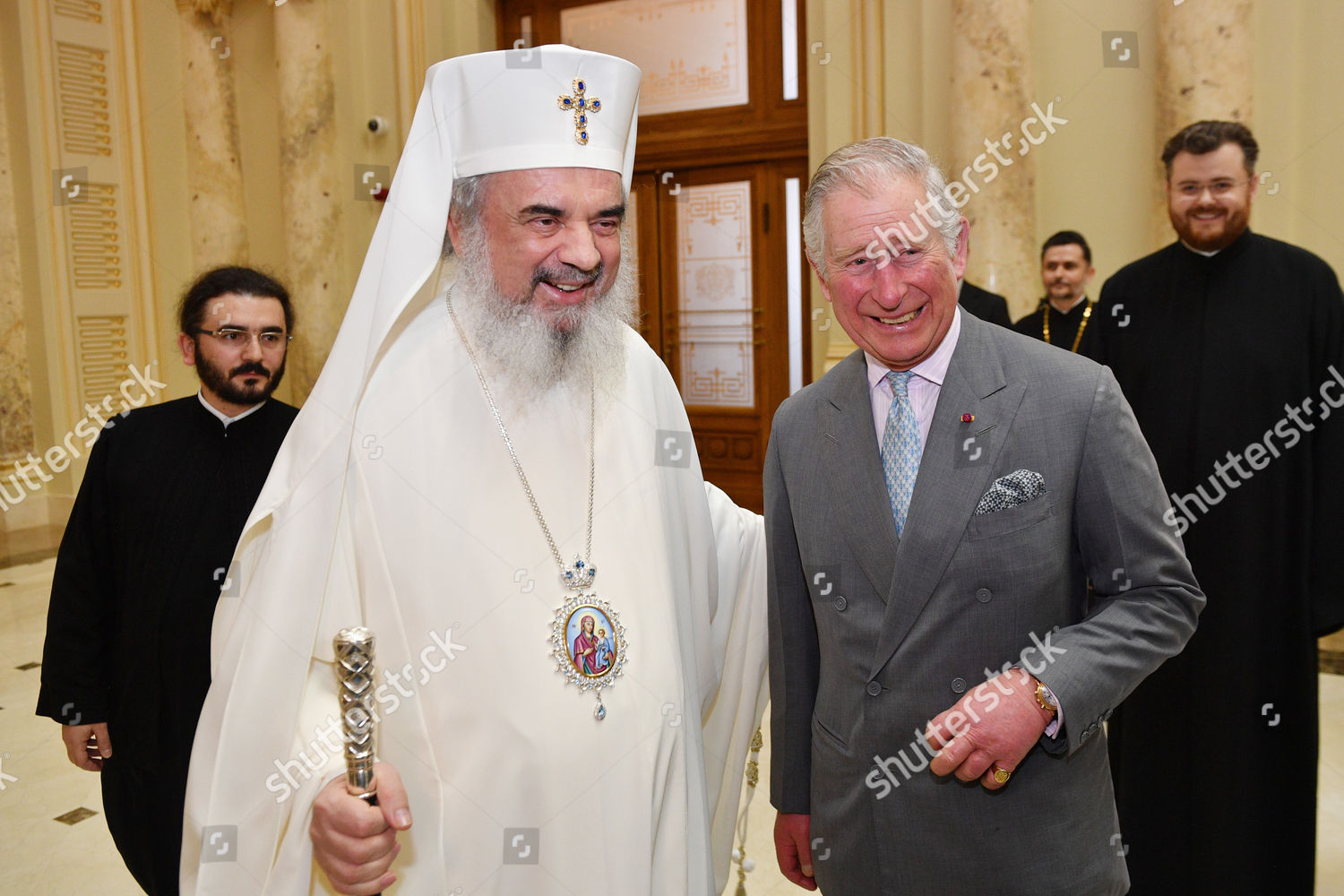 Patriarch Daniel Romania Prince Charles Romanian Editorial Stock Photo ...