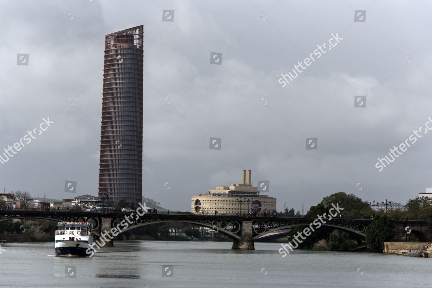 Sevilles Controversial New 180m Skyscraper Torre Editorial Stock Photo ...
