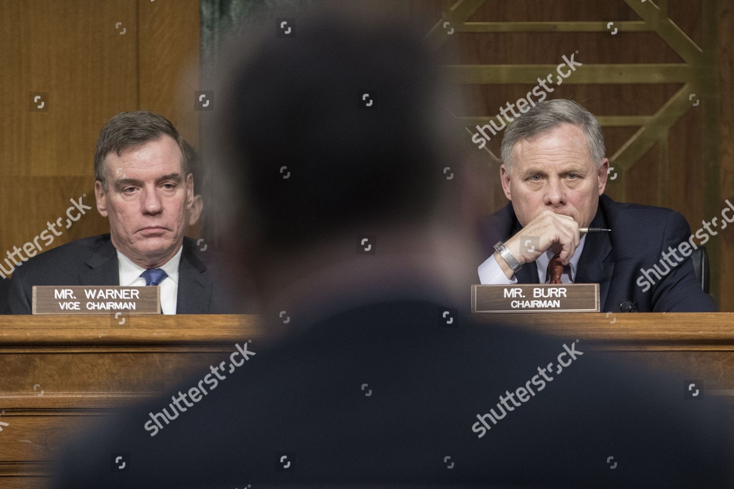 Richard Burr Mark Warner Eugene Rumer Editorial Stock Photo - Stock ...