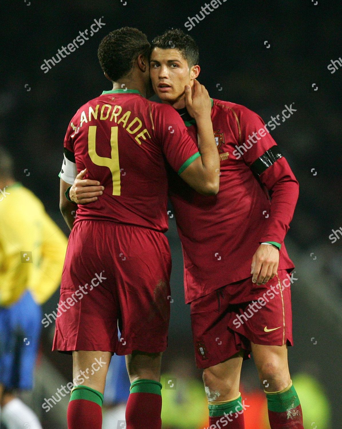 Cristiano Ronaldo Pf Portugal Congratulated By Editorial Stock Photo ...