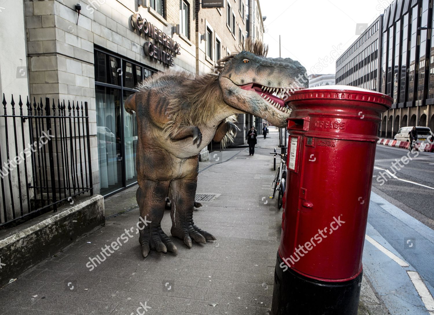 Wild Dinosaurs Shock Onlookers During Rampage Editorial Stock Photo ...