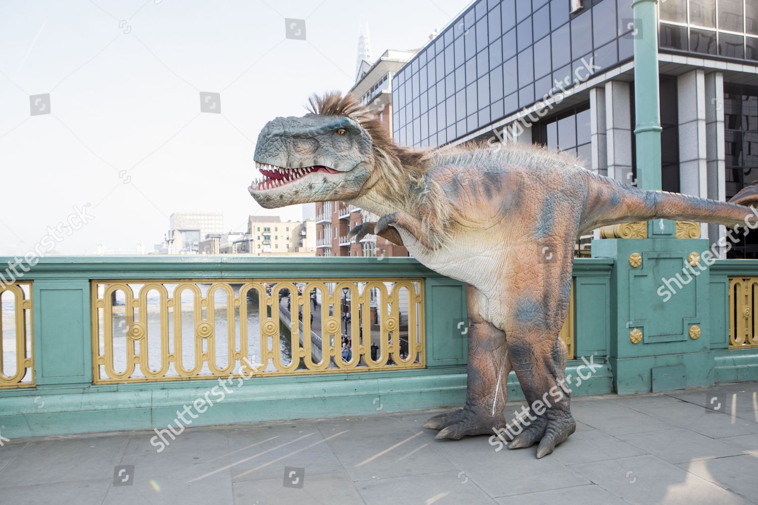 Wild Dinosaurs Shock Onlookers During Rampage Editorial Stock Photo ...